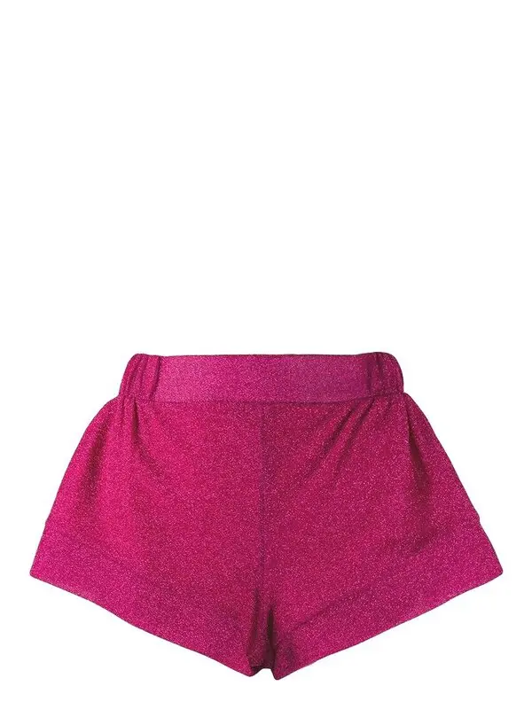Oseree Glitter Shorts - Red