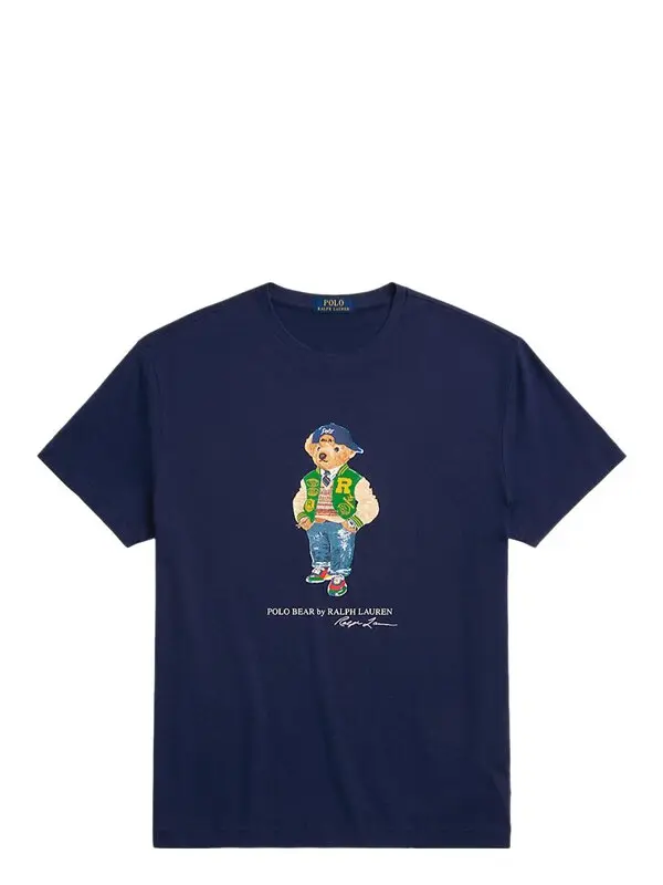 Polo Ralph Lauren Classic Fit Polo Bear Jersey T-shirt - Blue