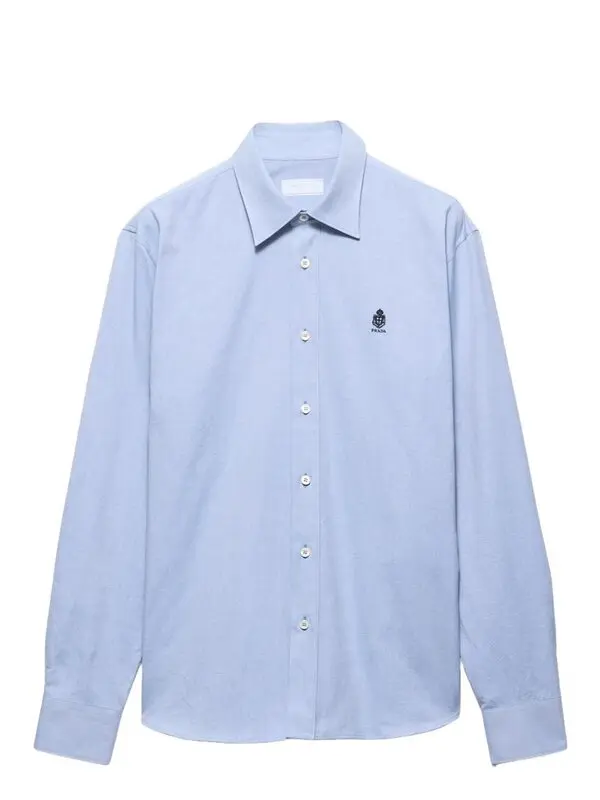 Prada Long-sleeved Shirt - Light Blue