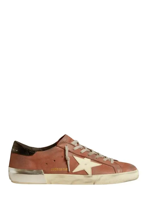 GOLDEN GOOSE Leather Lace-up Sneakers - Brown