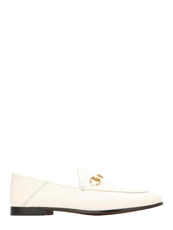 Gucci Brixton Horsebit Loafers - White