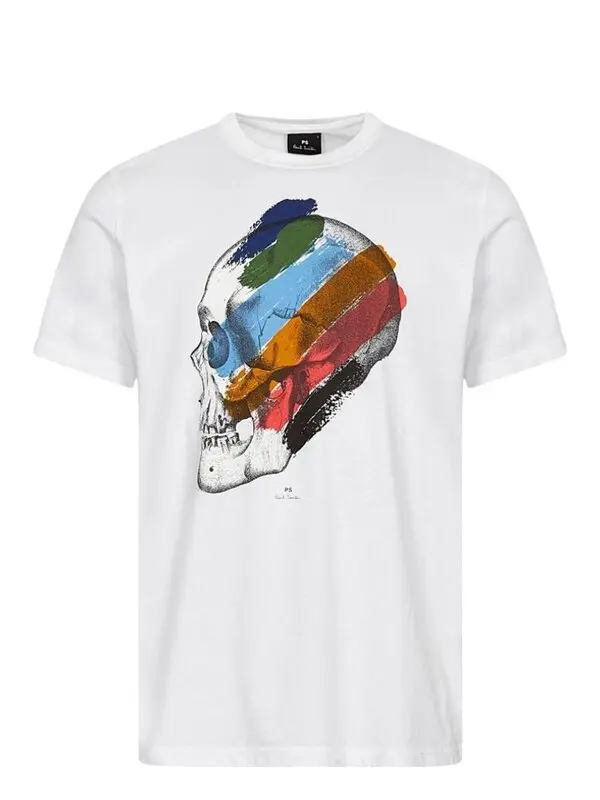 Paul Smith Skull Printed Crewneck T-shirt - Multicolor