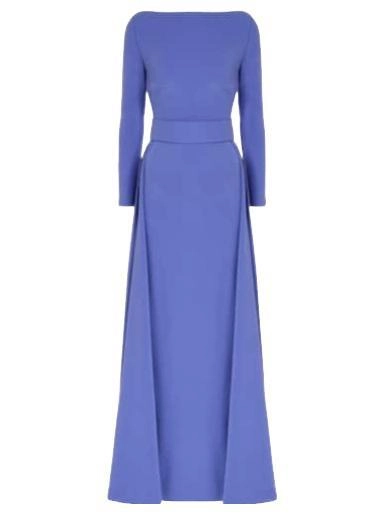 Solace Shayla Crepe Gown - Blue