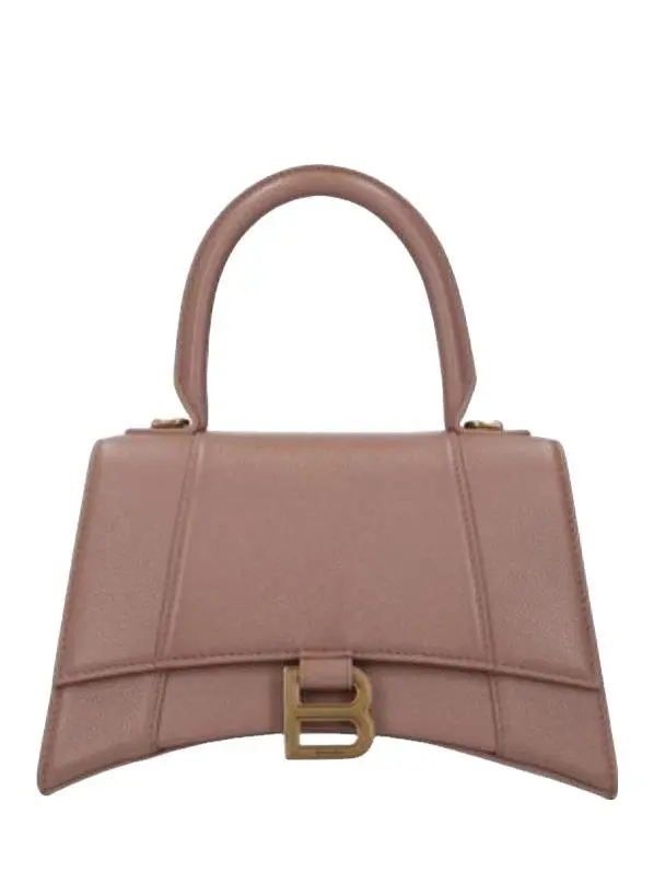 Balenciaga Hourglass Small Shoulder Bag - Brown