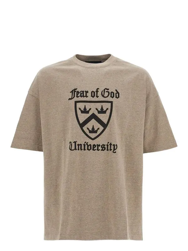 Fear Of God Logot-shirt - Grey