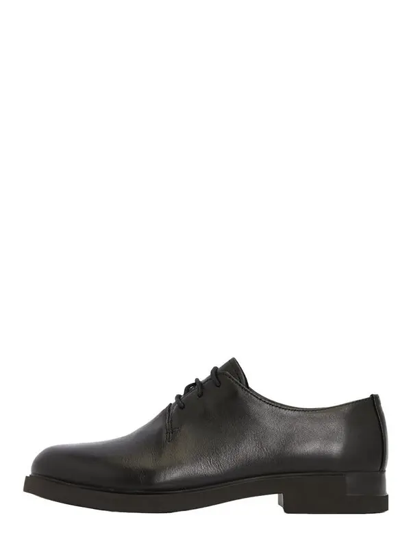 Camper Lace-up Round Toe Shoes - Black