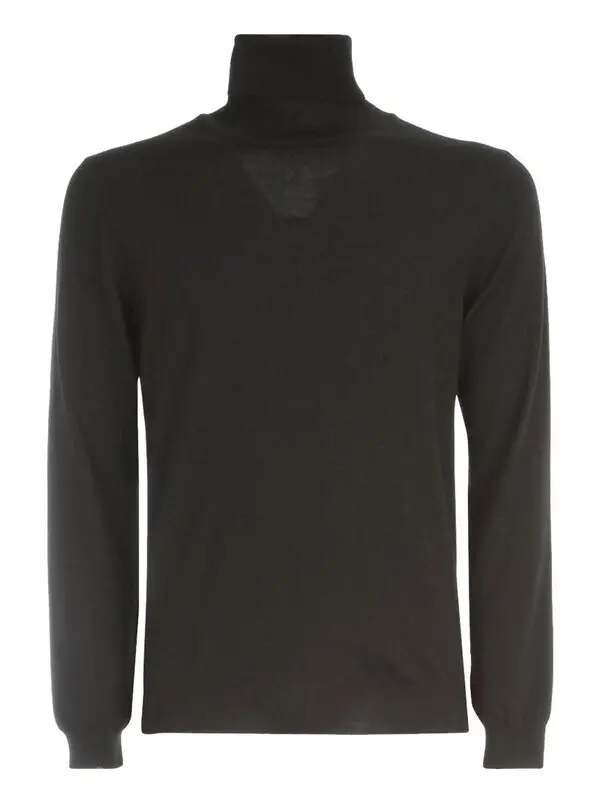 ZANONE High-necked Sweater - Black