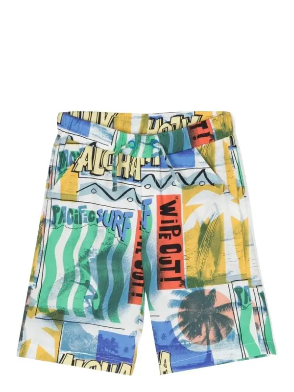 Stella McCartney Printed Drawstring Shorts - Multicolor