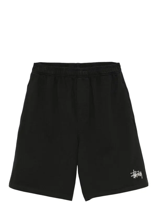 StÜssy Elastic Waist Shorts - Black