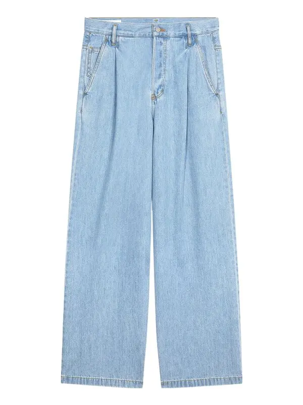 Dries Van Noten Wide Leg Jeans - Light Blue