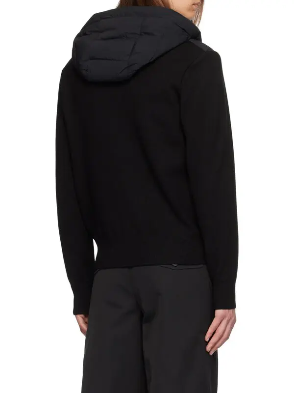 Mackage Quilted Down Jacket With Drawstring Hood - Black