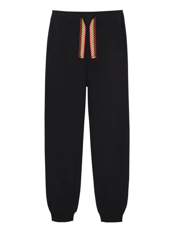 LANVIN Elastic Waist Drawcord Pants - Black