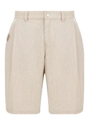 Dior Belt Loop Shorts - Nude