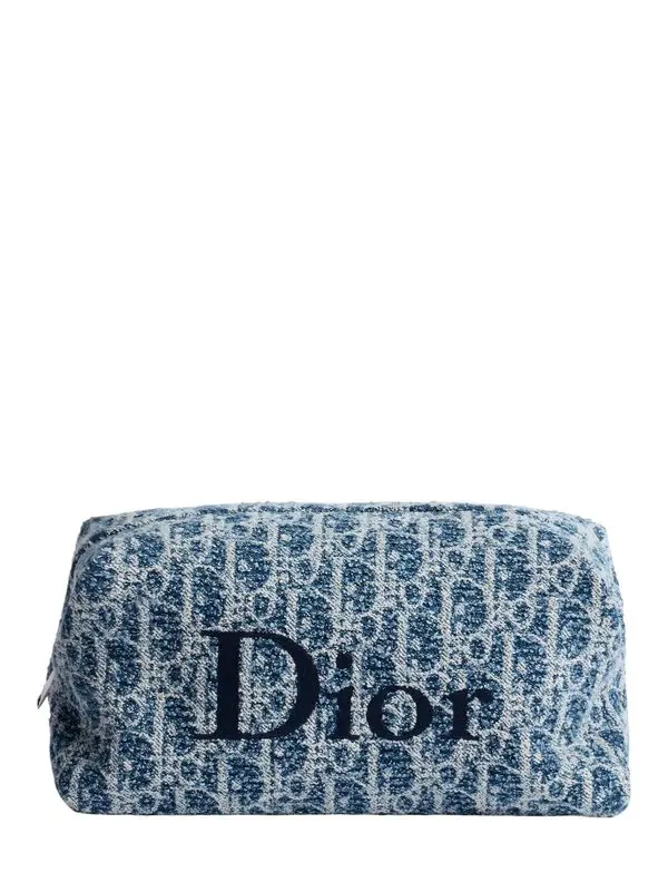 Dior Riviera Large Travel Pouch - Blue