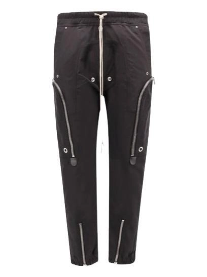 Rick Owens Bauhaus Zip-detailed Cargo Trousers - Black
