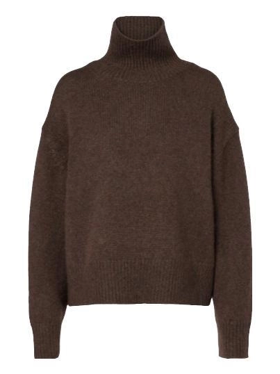 NILI LOTAN Cropped Turtleneck Sweater - Green