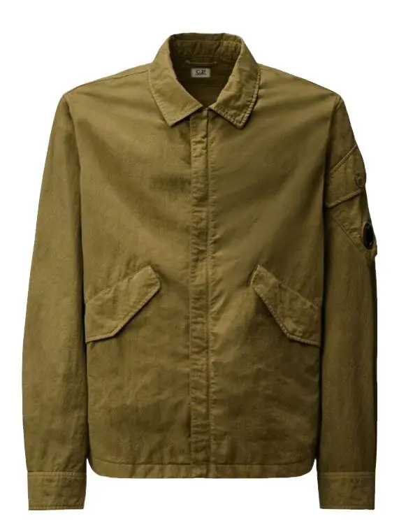 C.P. COMPANY Lens Pocket Jacket - Brown