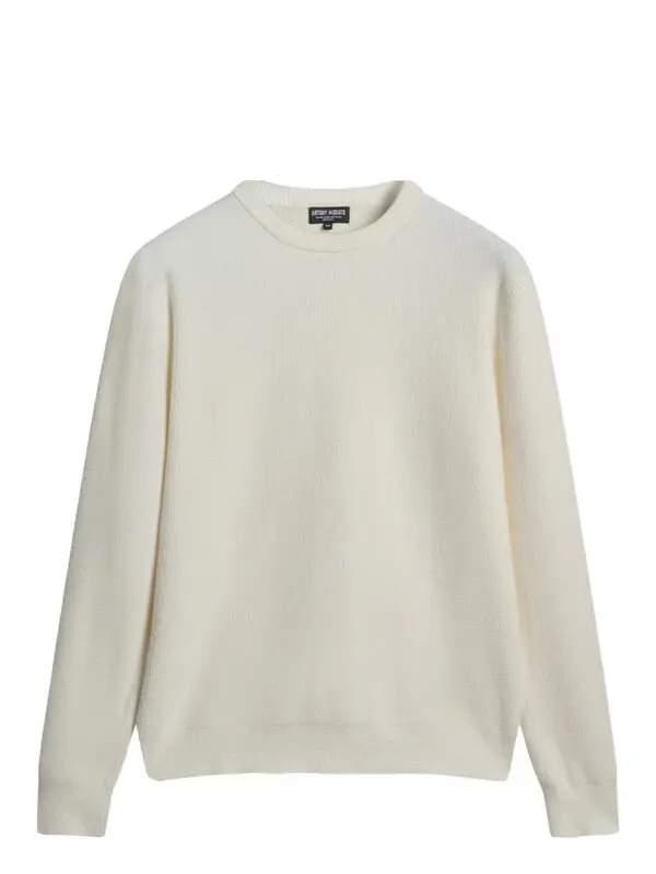 ANTONY MORATO Regular Fit Crew Neck Sweater - White