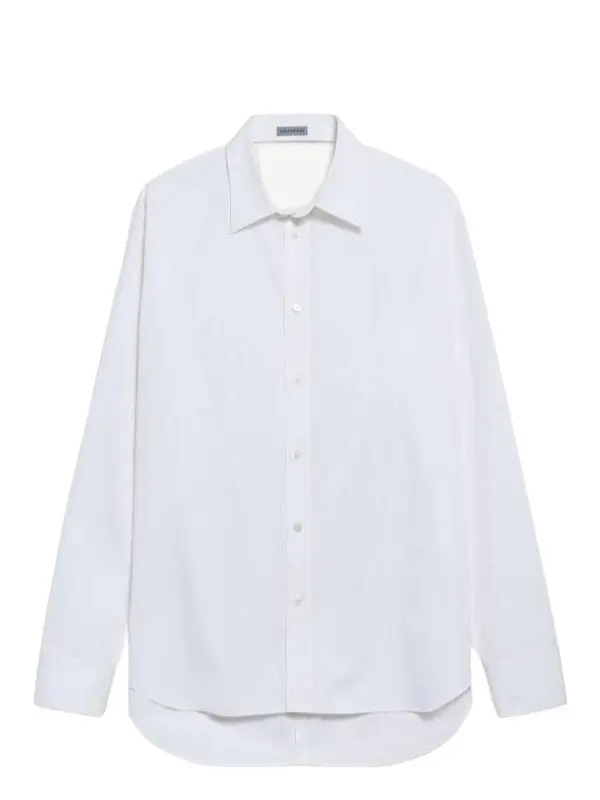 Balenciaga Draped Back Shirt - White