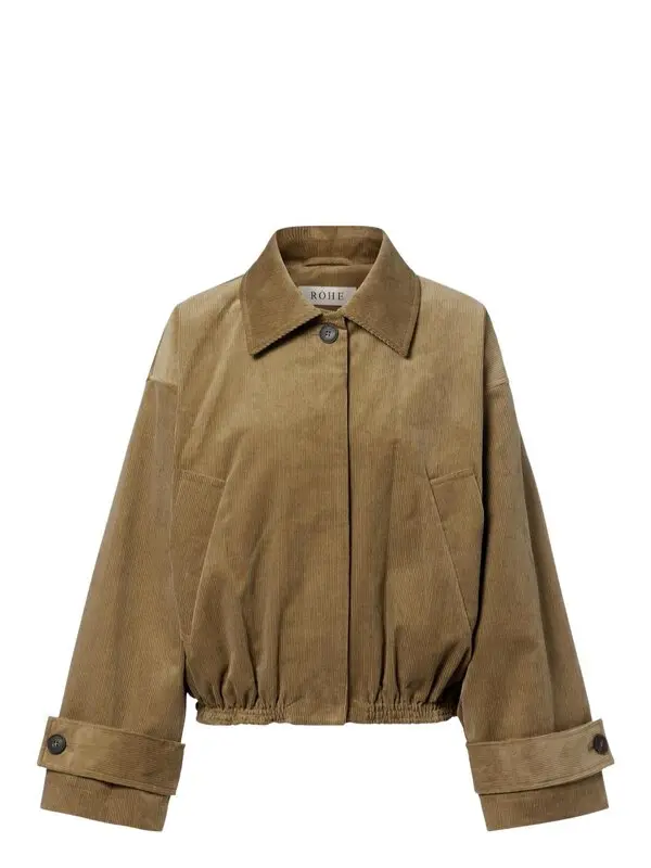 RÓHE Cotton Corduroy Jacket - Brown