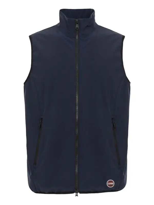 COLMAR Sleeveless Zip-up Jacket With High Collar - Black