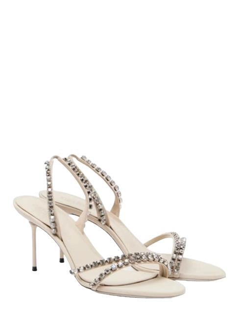 Paris Texas Lidia 70 Crystal-embellished Mules - Nude