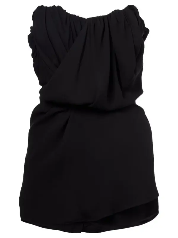 VIVIENNE WESTWOOD Susana Draped Corset Dress - Black
