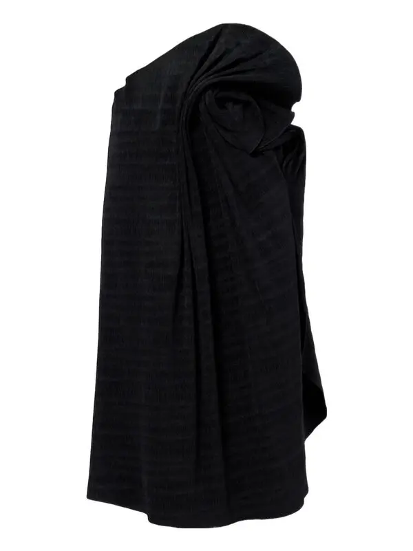 Magda Butrym Pleated Midi Skirt - Black