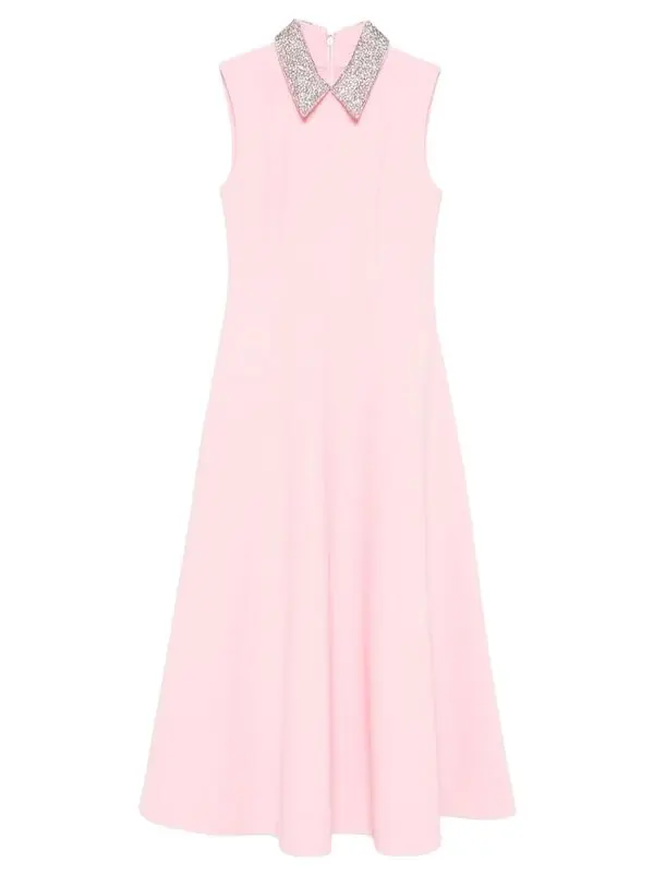 Rebecca Vallance Sleeveless Flared Hem Dress - Pink