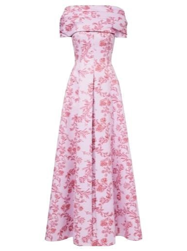 EMILIA WICKSTEAD Mara Floral Gown - Pink
