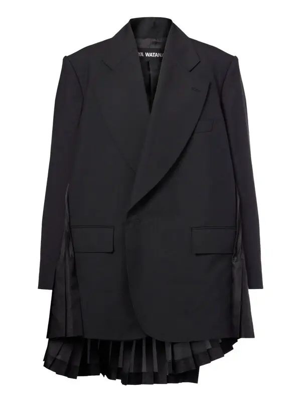 Junya Watanabe Pleated Blazer Dress - Black