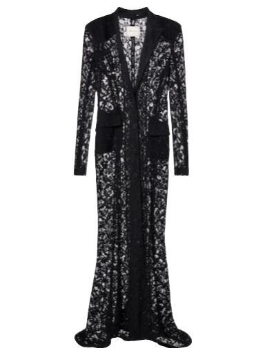 Blumarine Lace Maxi Dress - Black