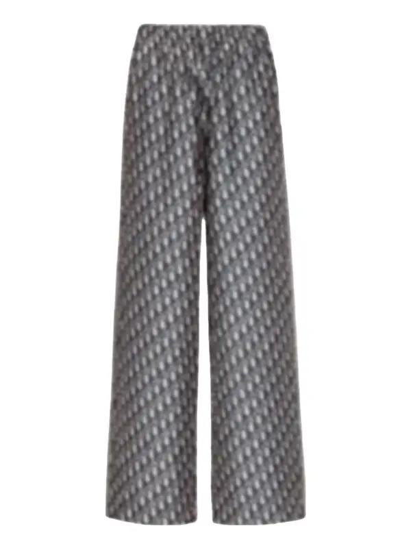 Dior Chez Moi Monogram Trousers - Gray