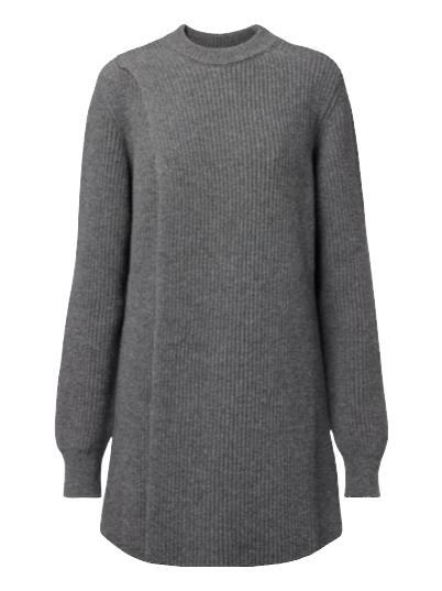 JIL SANDER Ribbed-knit Wool Sweater - Black