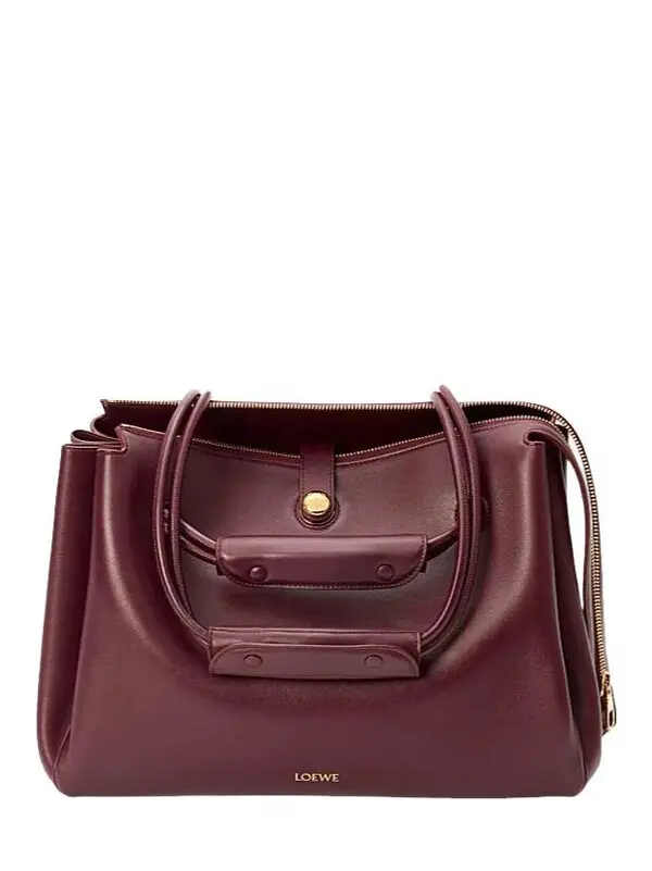 Loewe Lettering Shoulder Bag - Red