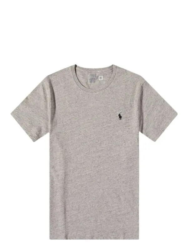 Polo Ralph Lauren Embroidered-logo Cotton T-shirt - Gray