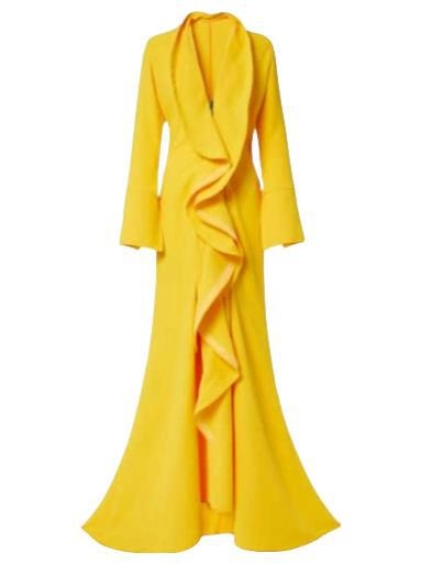 Maticevski Jupiter Draped Gown - Yellow