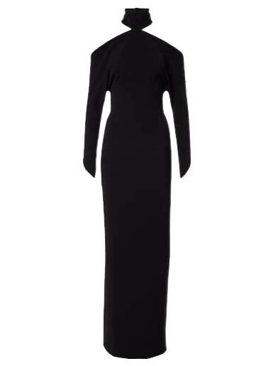 COURREGES Open-back Gown - Black