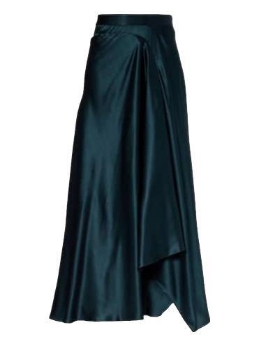 ROKSANDA Asha Asymmetric Silk Satin Maxi Skirt - Black