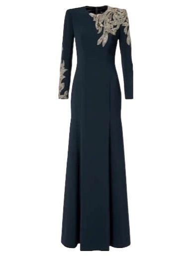 Jenny Packham Honor Embellished Gown - Black