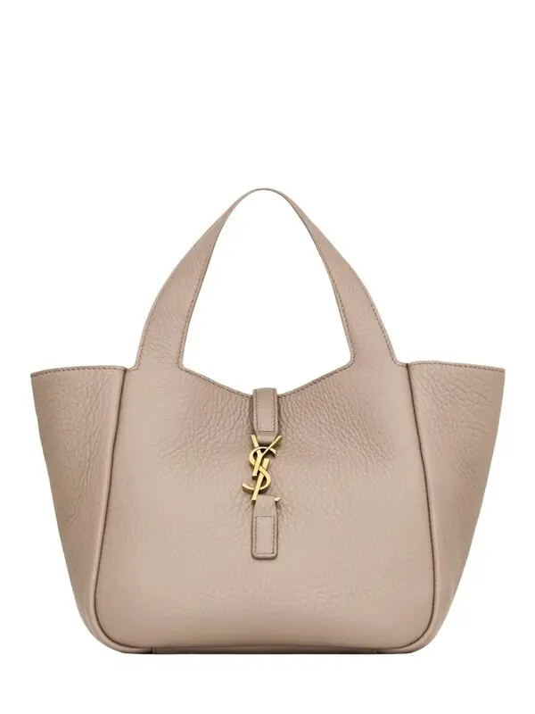 Saint Laurent Double-handle Shoulder Bag With Cassandre Hook - Light Cumin