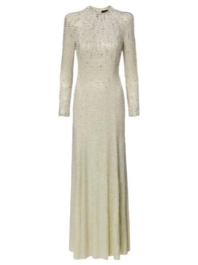 Jenny Packham Aurora Sequin Gown - Nude