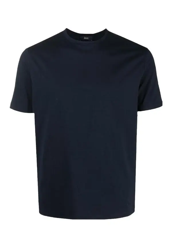 Herno Plain Crew-neck T-shirt - Black