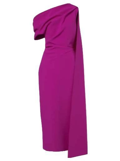 ROKSANDA Maite Draped Crêpe Gown - Purple