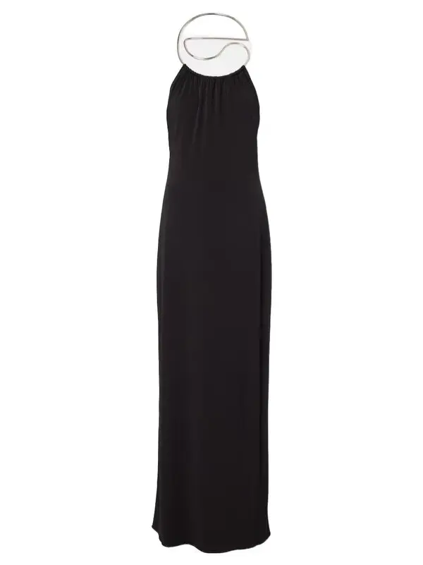 Coperni Emblem Necklace Dress - Black