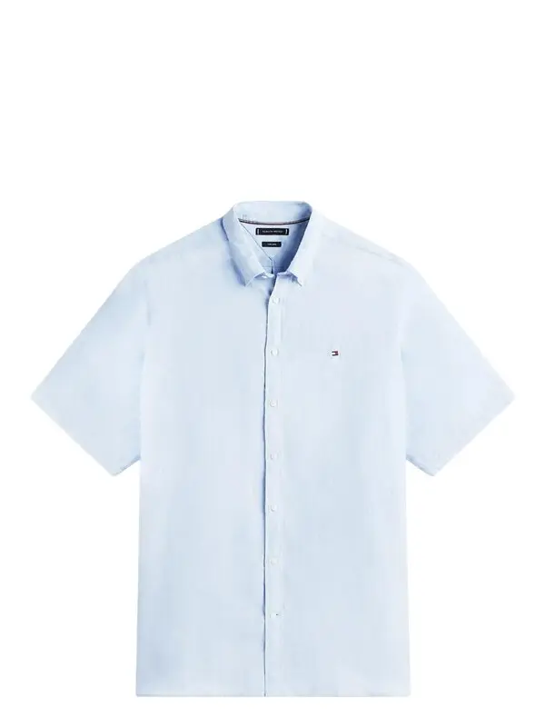 Tommy Hilfiger Short Sleeve Shirt - Blue