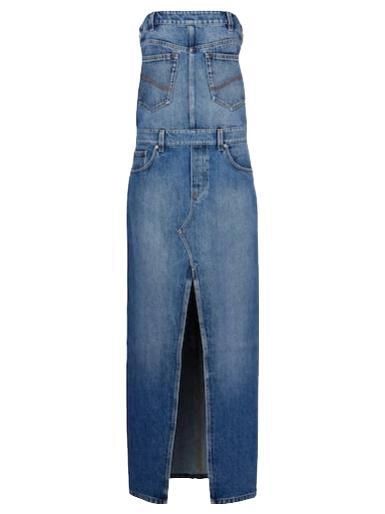 Stella McCartney Denim Maxi Dress - Blue