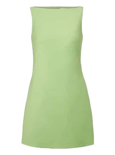 EMILIA WICKSTEAD Wool Cady Minidress - Green