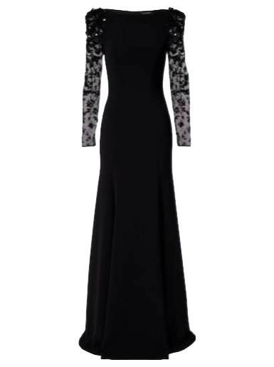 Jenny Packham Sylvia Embellished Gown - Black
