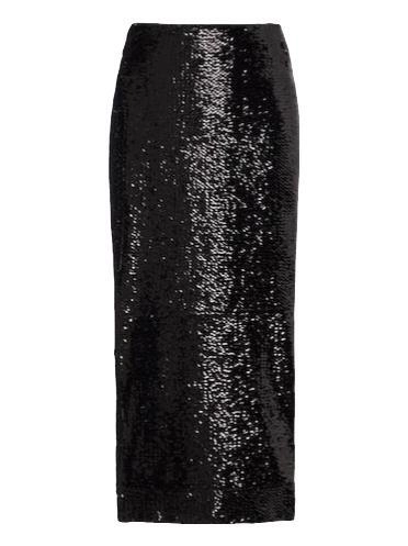 EMILIA WICKSTEAD Sequined Pencil Skirt - Black